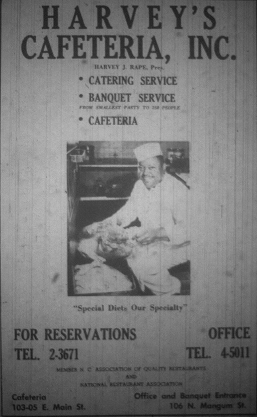 101-105 E. MAIN ST.- TJ LAMBE CO. / HARVEY'S CAFETERIA | Open Durham